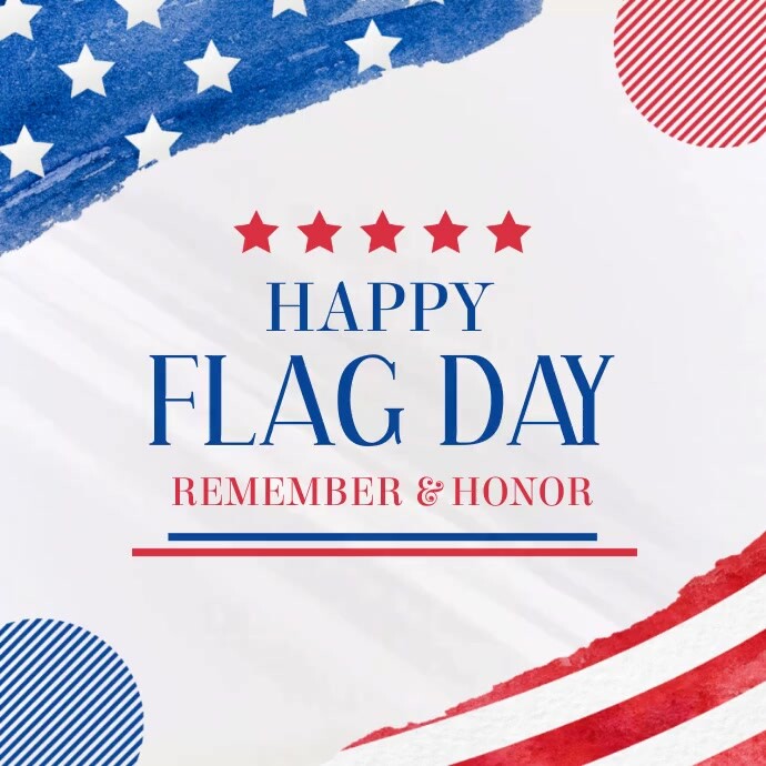 Plantilla de Happy Flag Day Ads | PosterMyWall