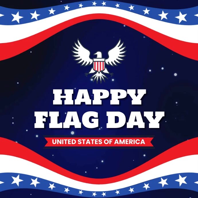 Happy Flag Day Ads Template | PosterMyWall