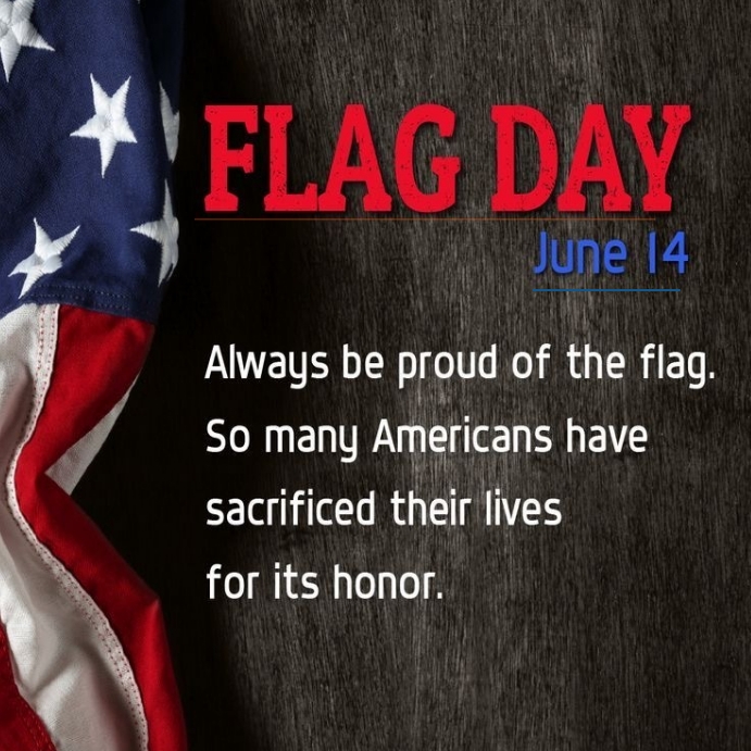Happy flag day Template | PosterMyWall