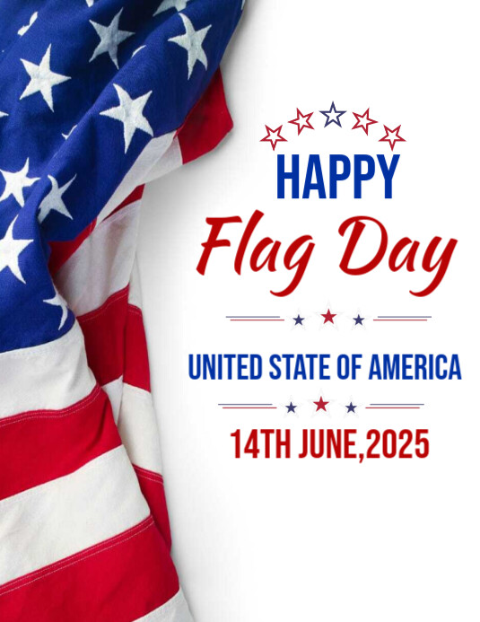 Copy of Happy Flag Day Template 2025 | PosterMyWall