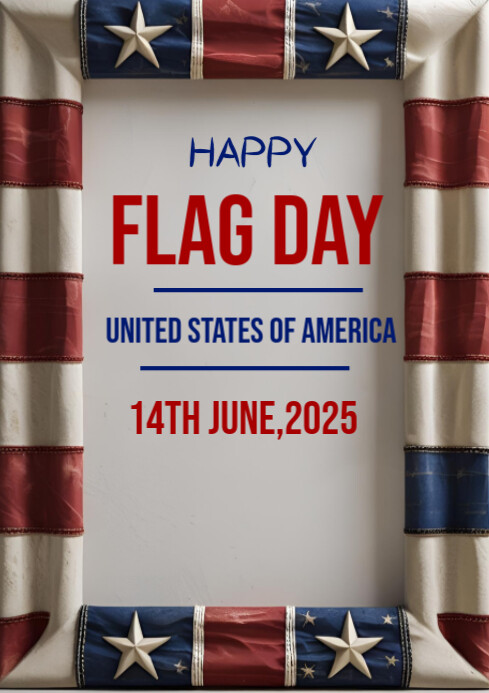 Copy of Happy Flag Day Template 2025 | PosterMyWall