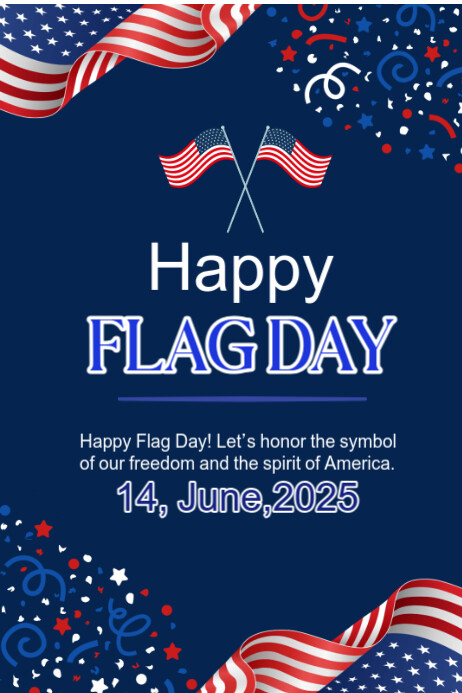 Copy of Happy Flag day template 2025 | PosterMyWall