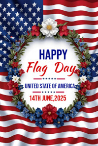 Happy Flag Day Template 2025 | PosterMyWall