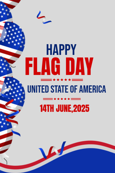Copy of Happy Flag Day Template 2025 | PosterMyWall