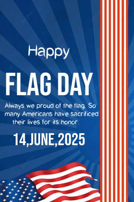 Copy of Happy flag day template 2025 | PosterMyWall