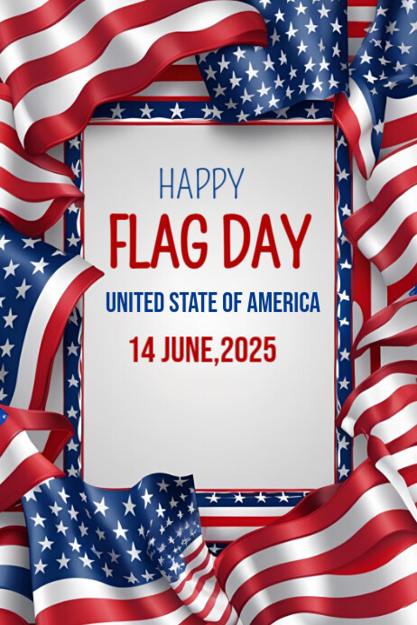 Copy of Happy Flag Day Template 2025 | PosterMyWall