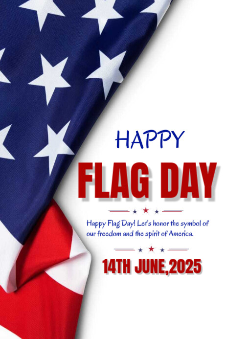 Copy of Happy Flag Day Template 2025 | PosterMyWall