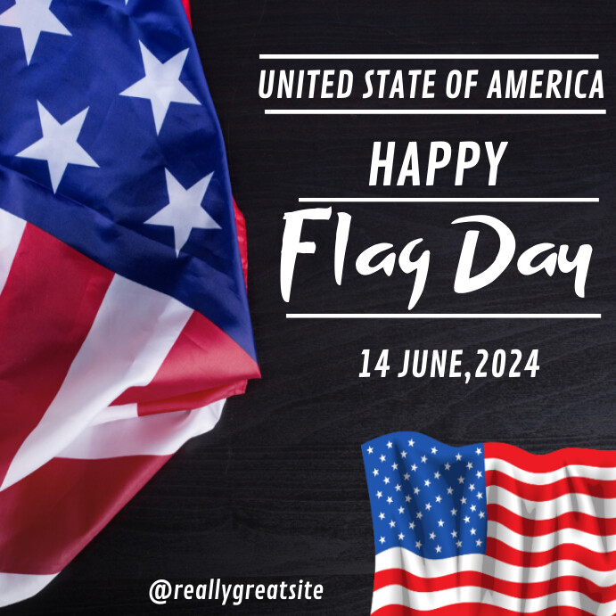 Happy flag day template Instagram post 2024 | PosterMyWall