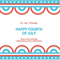 Happy Independence Day 4th of july Card Template | PosterMyWall