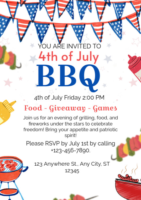 Happy Fourth of July Template | PosterMyWall
