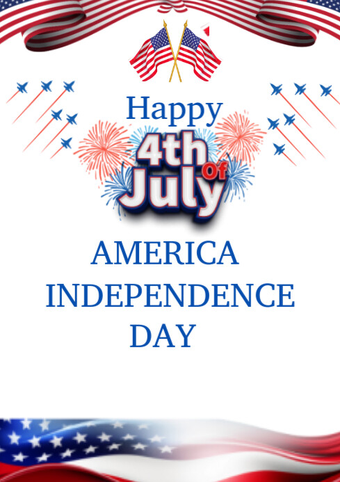 Happy Fourth of July Template | PosterMyWall