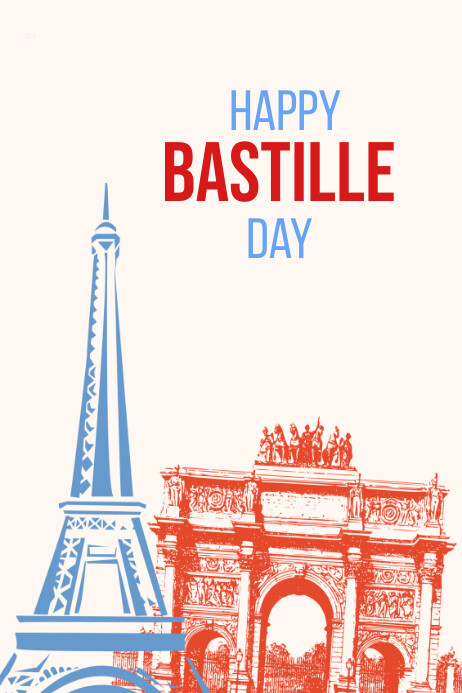 Plantilla de Happy France day | PosterMyWall