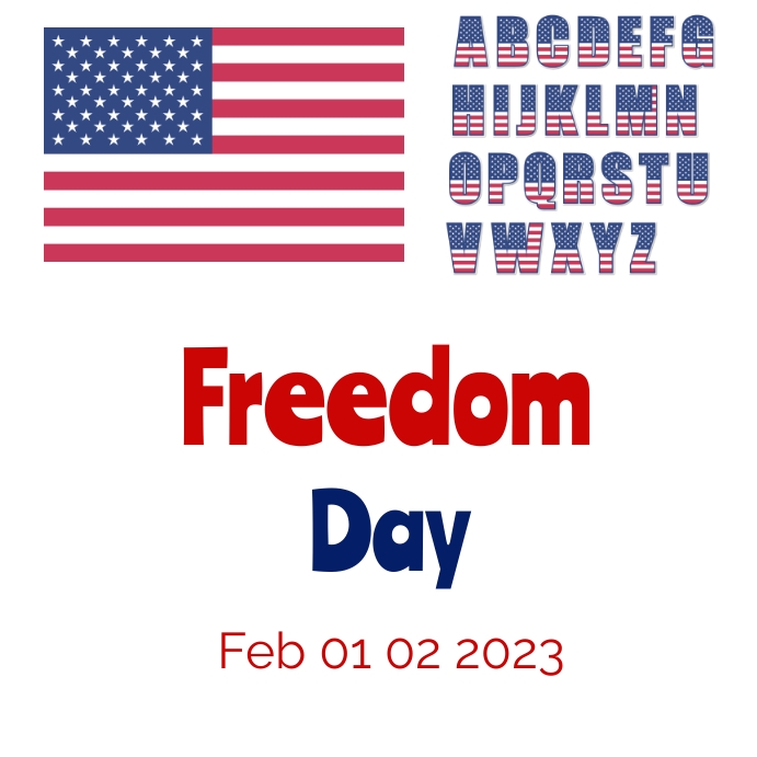 Happy Freedom day Instagram Post Template | PosterMyWall