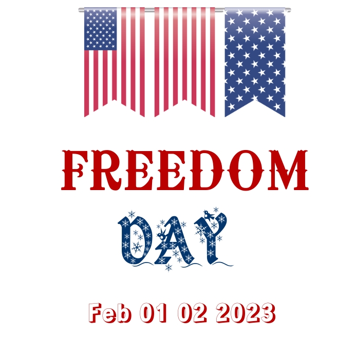 Happy Freedom day Instagram Post Template | PosterMyWall