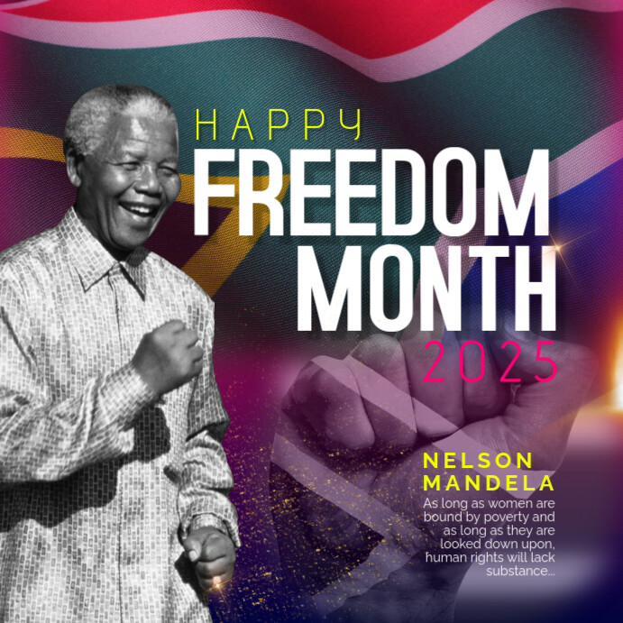 Copy of happy freedom month instagram post | PosterMyWall