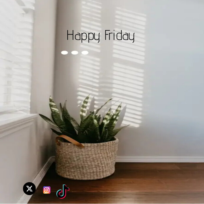 Happy Friday Template | PosterMyWall