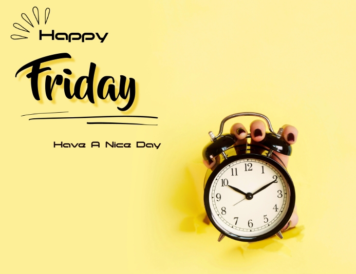 Plantilla de HAPPY FRIDAY | PosterMyWall