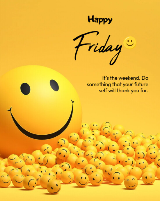 happy friday Template | PosterMyWall