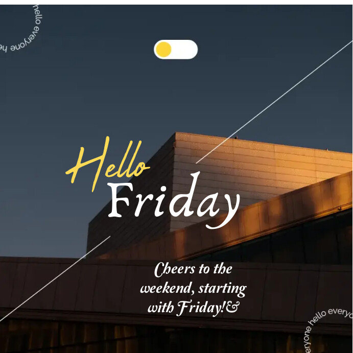 Happy Friday Template | PosterMyWall