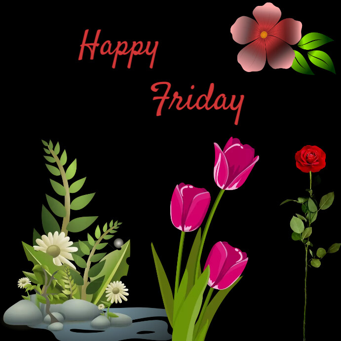 Copy of Happy Friday | PosterMyWall