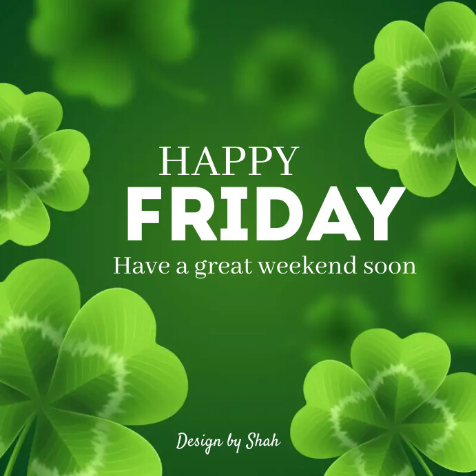 Happy Friday Instagram post 2024 Template | PosterMyWall