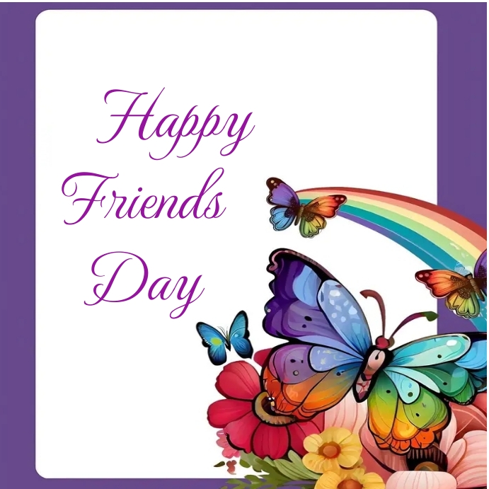 Plantilla de Happy friends day Instagram post | PosterMyWall