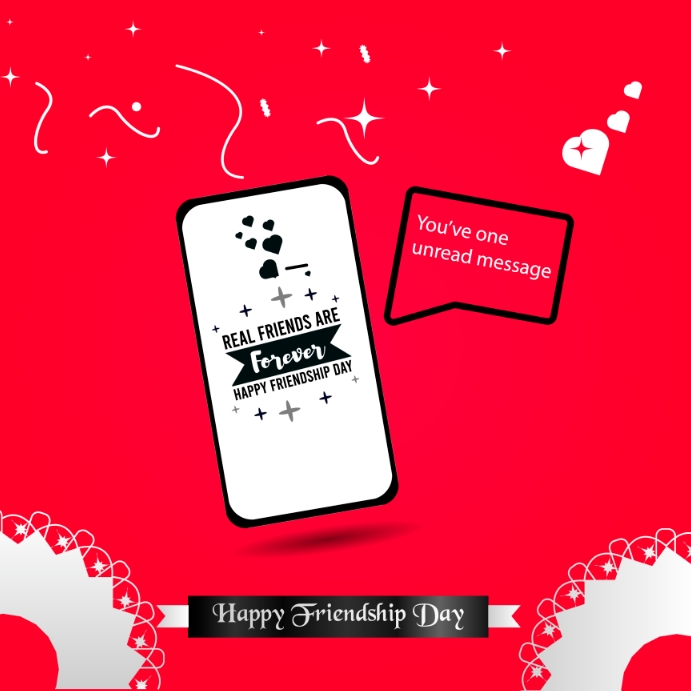 Happy Friendship Day Template | PosterMyWall