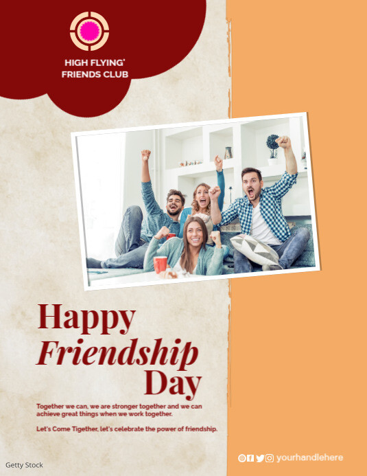 Copy of Happy Frienship Day Design (1) | PosterMyWall
