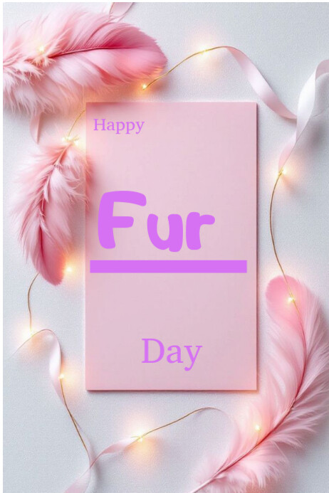 Plantilla de Happy fur day | PosterMyWall