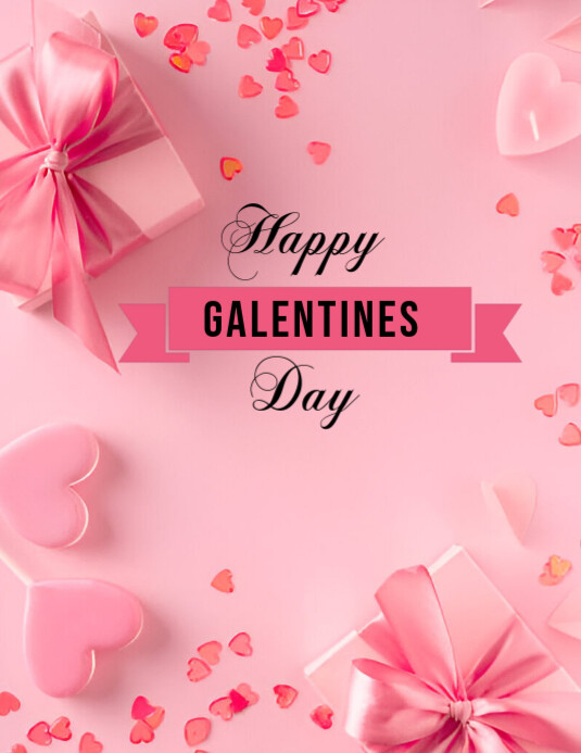 Happy galentines day poster ad design Template | PosterMyWall