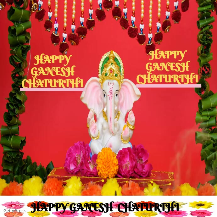Plantilla de HAPPY GANESH CHARTURTHI DAY | PosterMyWall