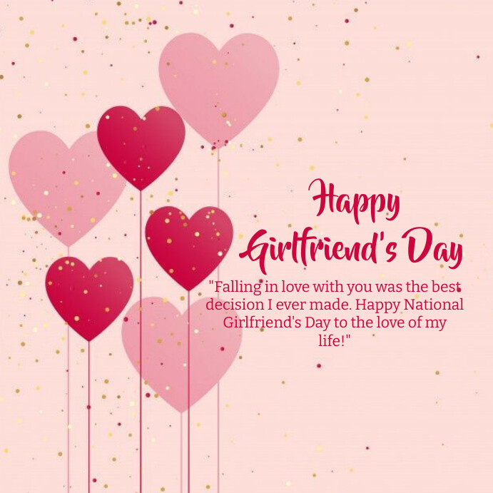 Happy Girlfriend's Day Instagram Post Template | PosterMyWall