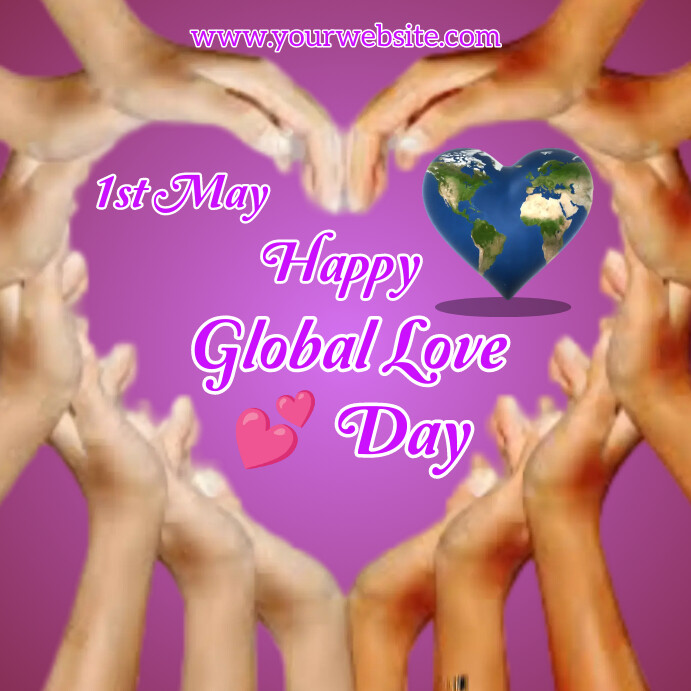 Happy Global Love Day Designs Instagram Post Template | PosterMyWall