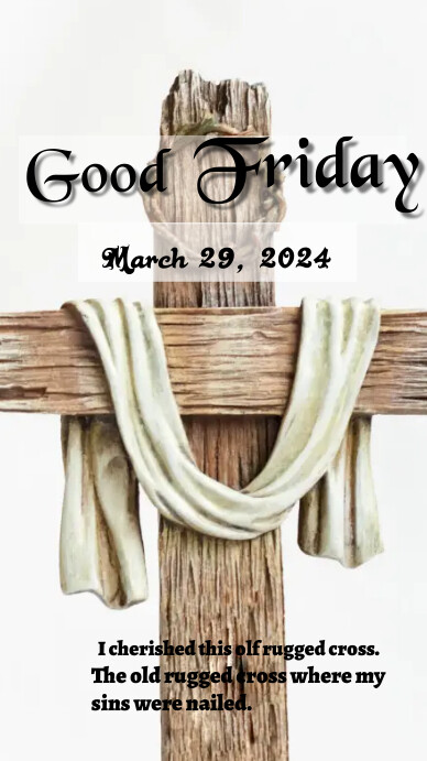 Copy of Happy Good Friday Flyer | PosterMyWall