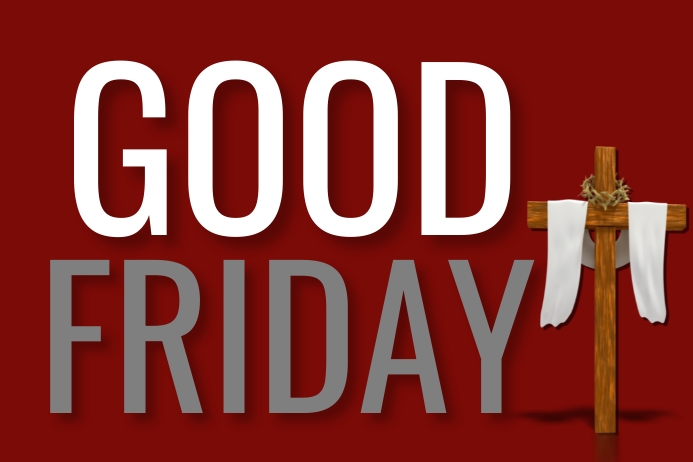 Plantilla de HAPPY GOOD FRIDAY POSTER TEMPLATE | PosterMyWall
