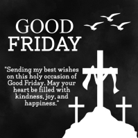 HAPPY GOOD FRIDAY QUOTE TEMPLATE | PosterMyWall