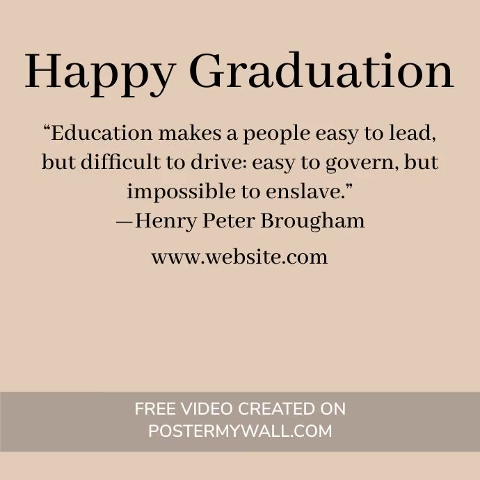 Happy Graduation Ads Templat | PosterMyWall