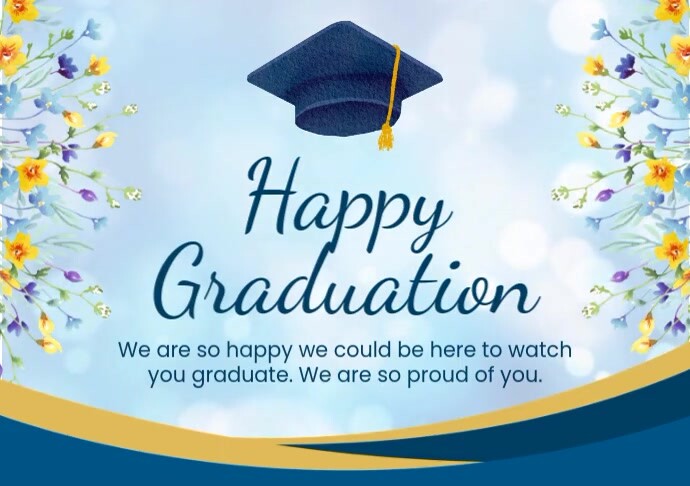 Copy of Happy Graduation Banner | PosterMyWall