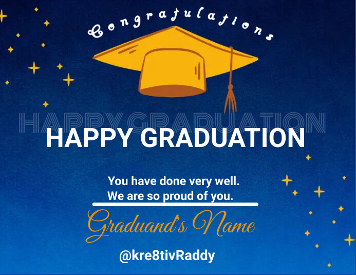 Happy Graduation Cards Printable Graduation Card SVG Template