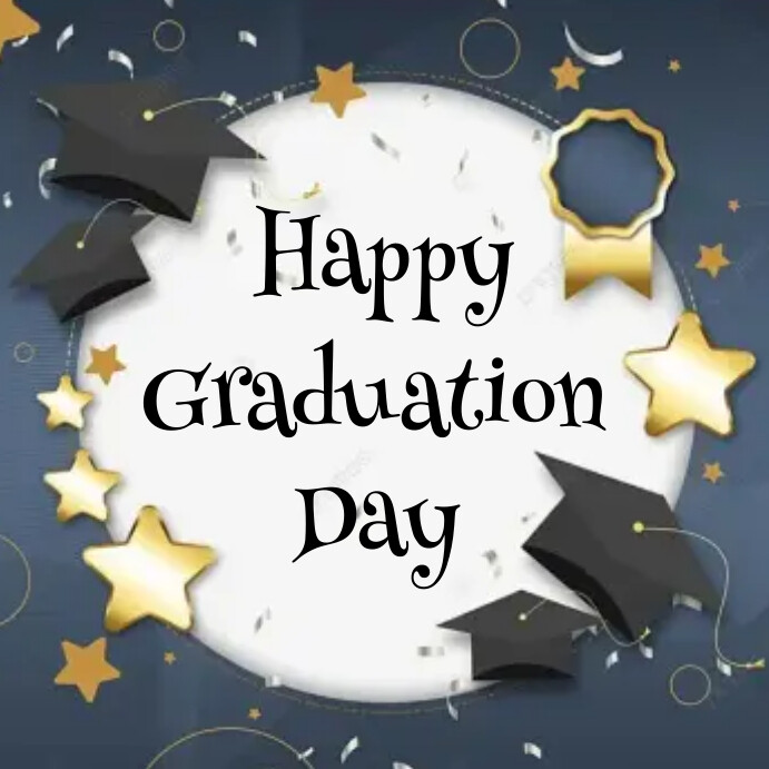 Copy of Happy graduation day Instagram post | PosterMyWall