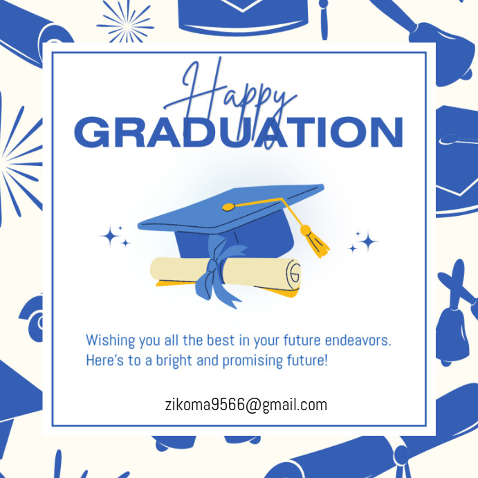 Happy graduation Template | PosterMyWall
