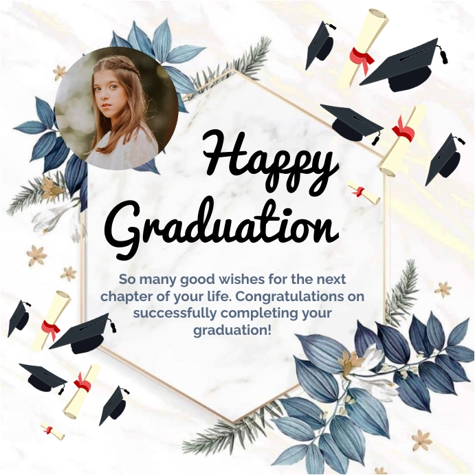 Happy Graduation Template | PosterMyWall
