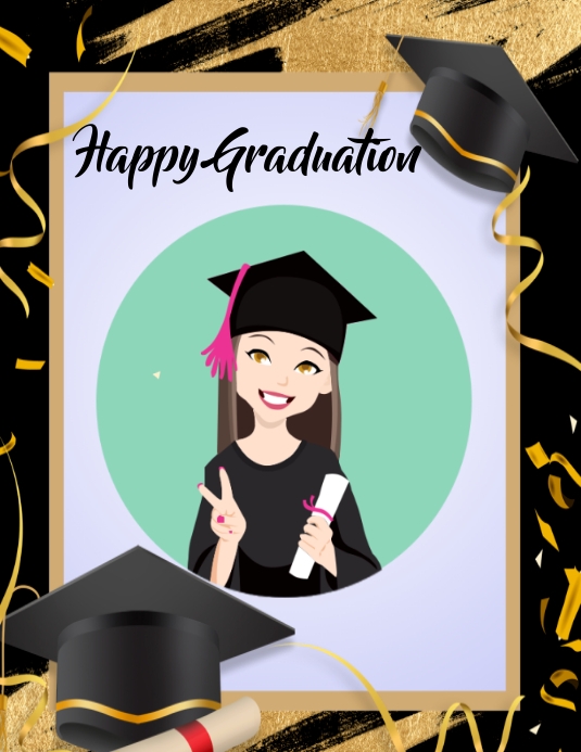 happy Graduation Template | PosterMyWall