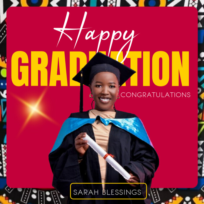 happy graduation Templat | PosterMyWall