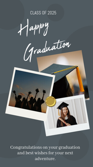 Happy Graduation Template | PosterMyWall