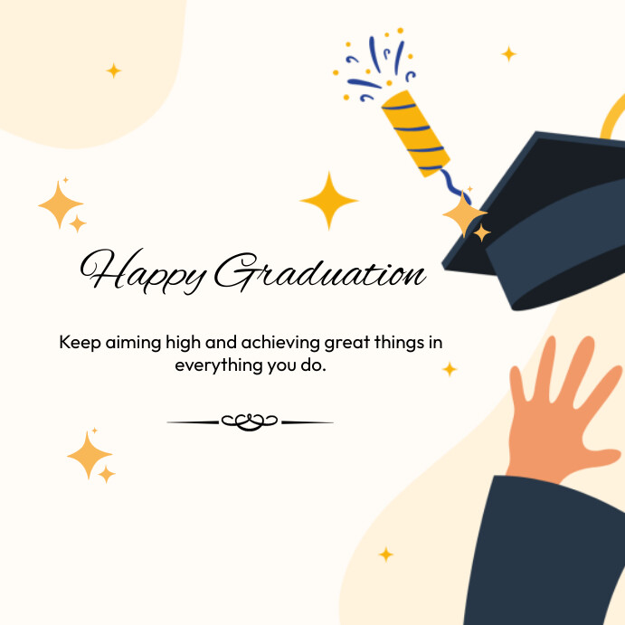 happy graduation Template | PosterMyWall