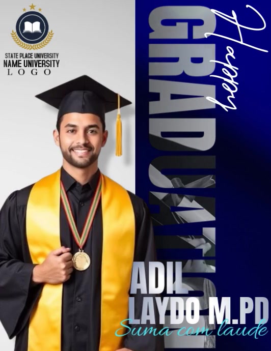 Copy of Happy Graduation Flyer | PosterMyWall