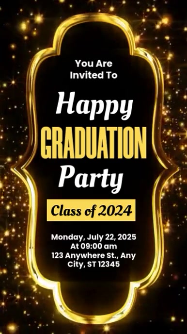 Copy of Happy Graduation Party Ads | PosterMyWall