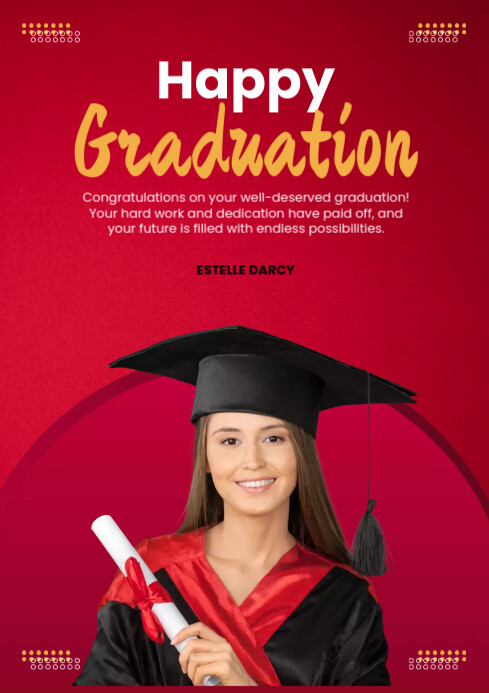 happy graduation template | PosterMyWall