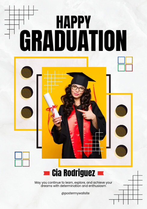happy graduation template | PosterMyWall
